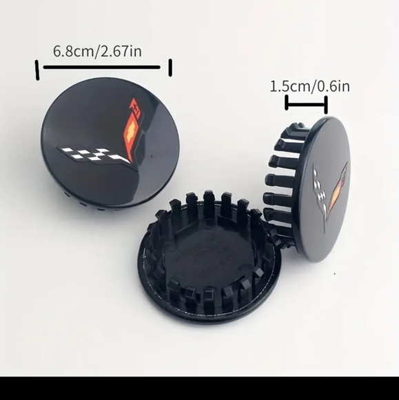 Other | 4 Chevy Corvette Hubcap Center Caps | Poshmark